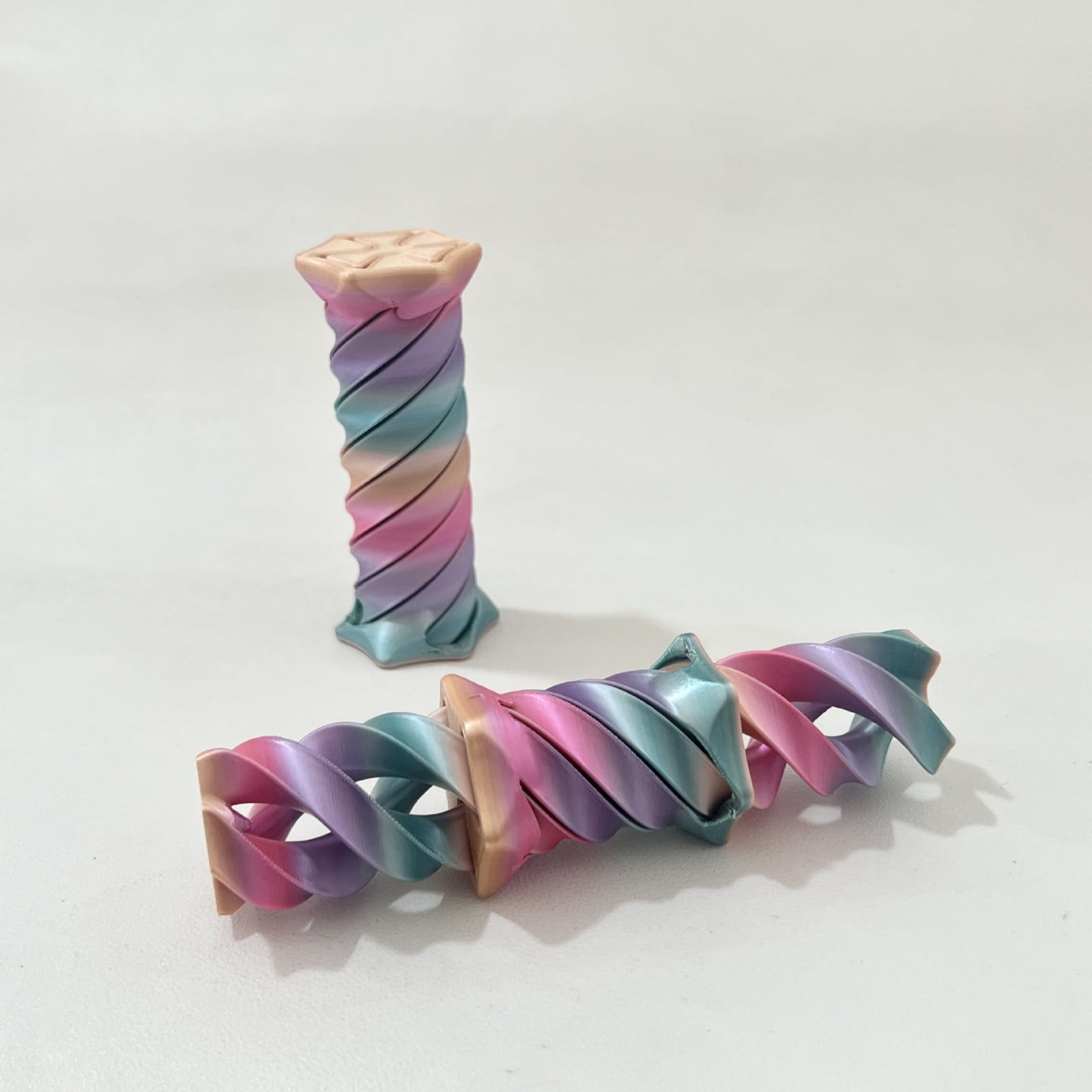 IGEED Spiral Fidget Toy Impossible Pyramid Passthrough Toy,3D Printed ...