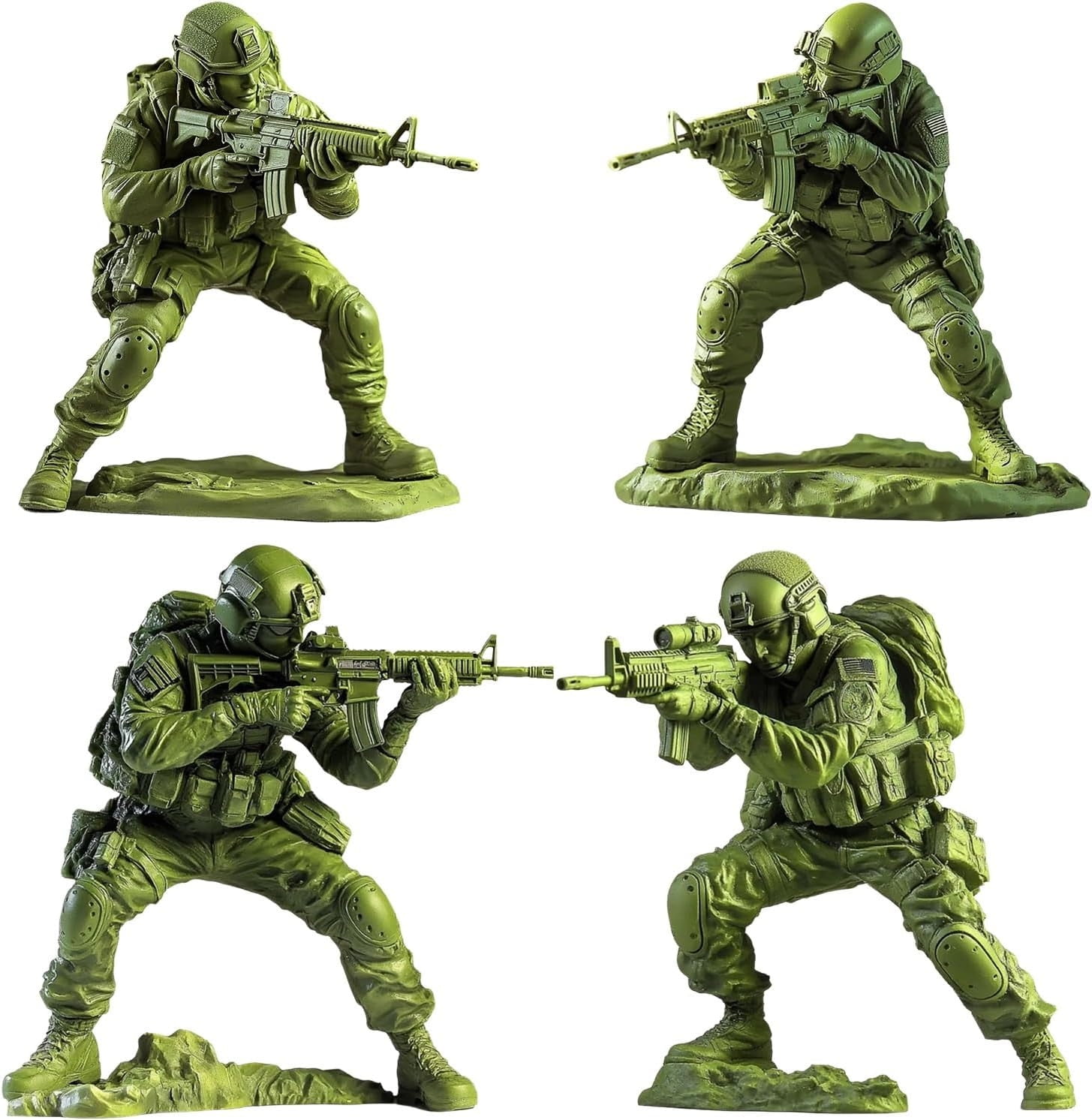 IGEED Toy Green Army Men Toy Soldiers Set,Classic Military Action ...