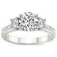 IGI Certified 0.50 Ct Round Shape Lab Grown Diamond Ring | 14K White ...