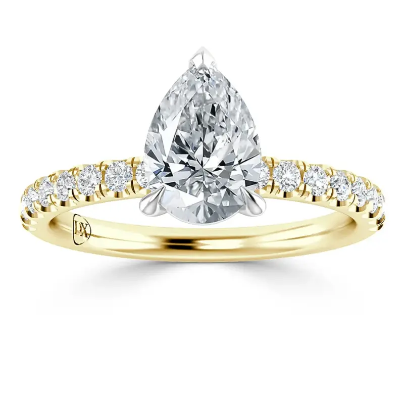 IGI Certified 1 Carat Lab Grown Diamond Engagement Ring | 14K Yellow Gold | Solitaire Lab ...