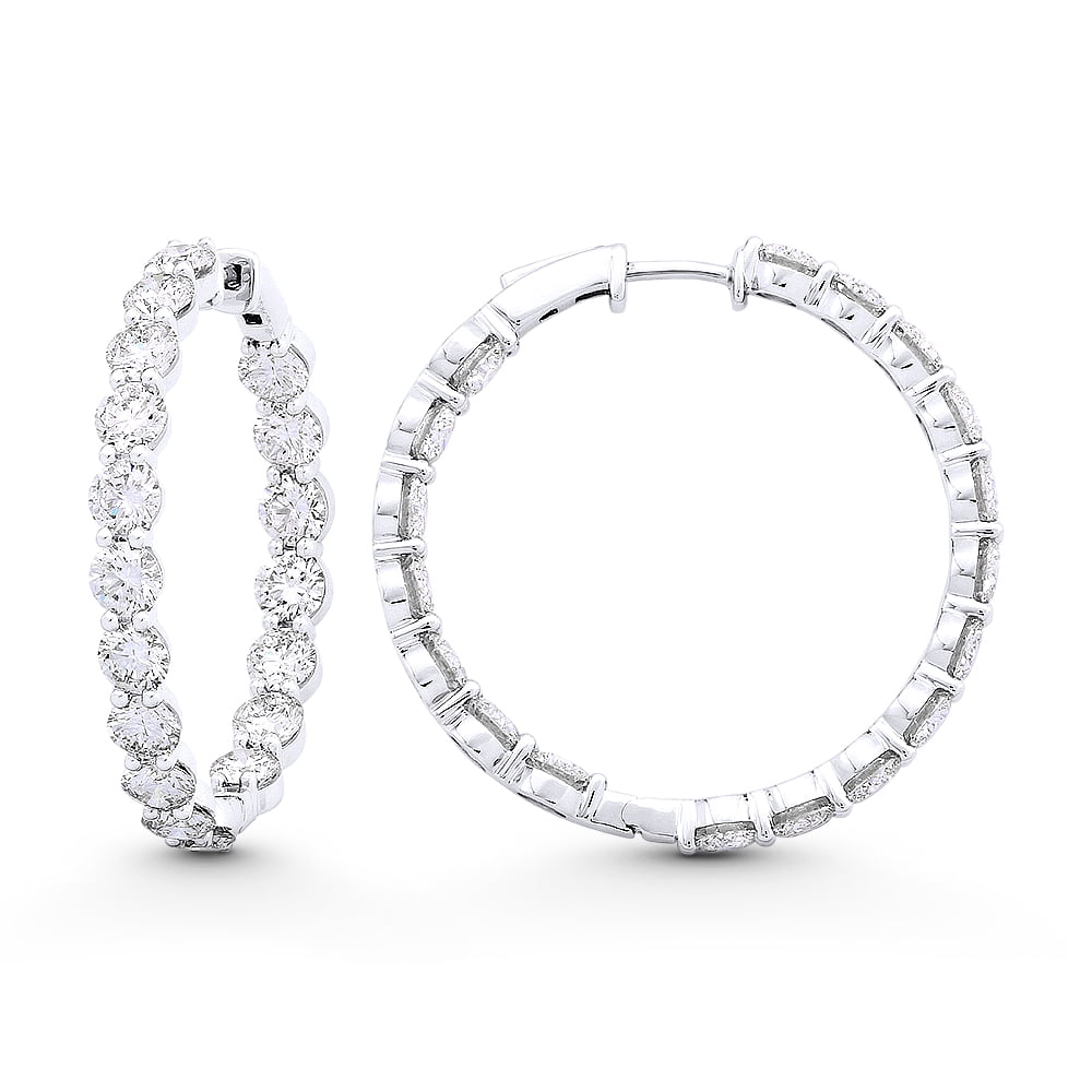 IGI Certified 10.00ct (F Color, VS Clarity) Lab Grown Diamond Round ...