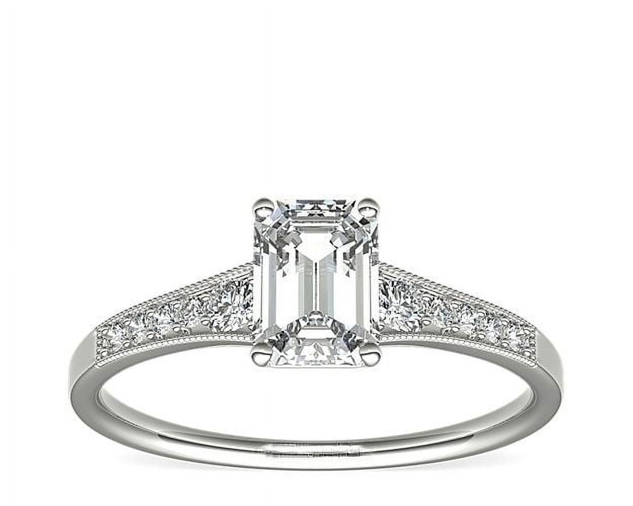 IGI Certified 2.20 Ct Solitiare Unique Emerald Cut Lab Grown Diamond ...