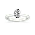 IGI Certified 3 Ct Oval Lab Grown Diamond Ring|14K Gold|Demi Prong|FG ...