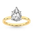 IGI Certified 3 Carat Pear Shape Lab Grown Diamond Engagement Ring ...