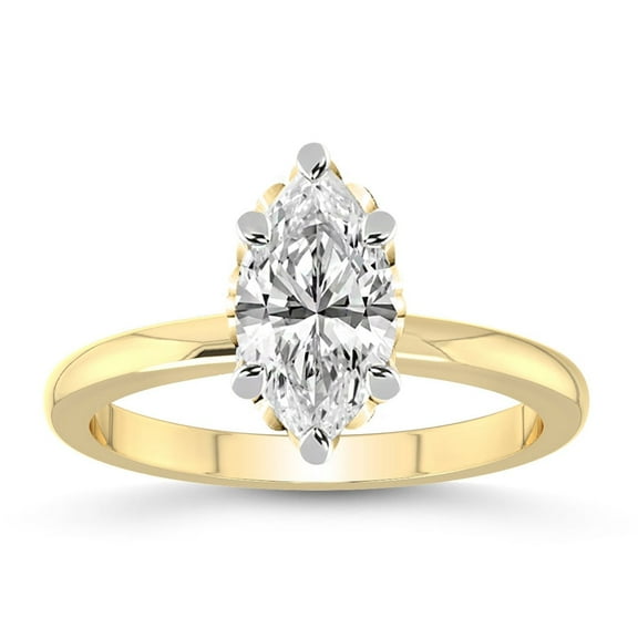 5 Carat IGI Certified Round Shape Lab Grown Diamond Engagement Ring ...