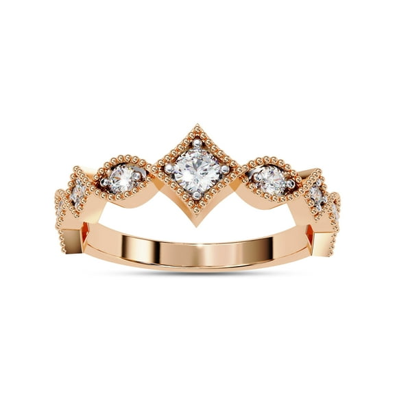 IGI Certified Baguette And Round Lab Grown Diamond Double Row Half ...