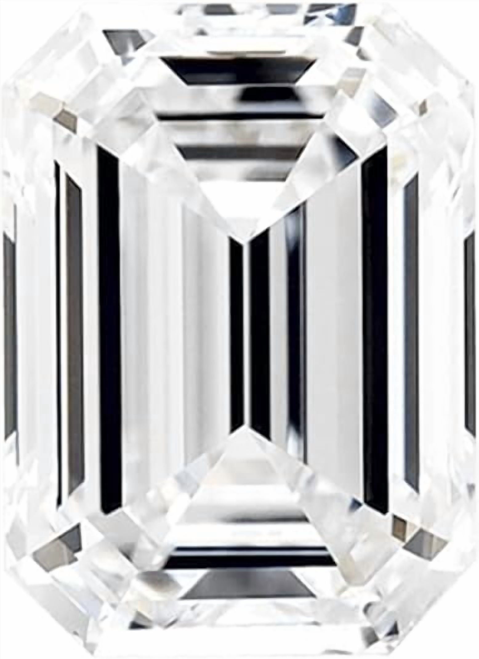 IGI Certified Lab Grown Loose Diamond, Emerald Cut 3 Carat TW (E-F ...