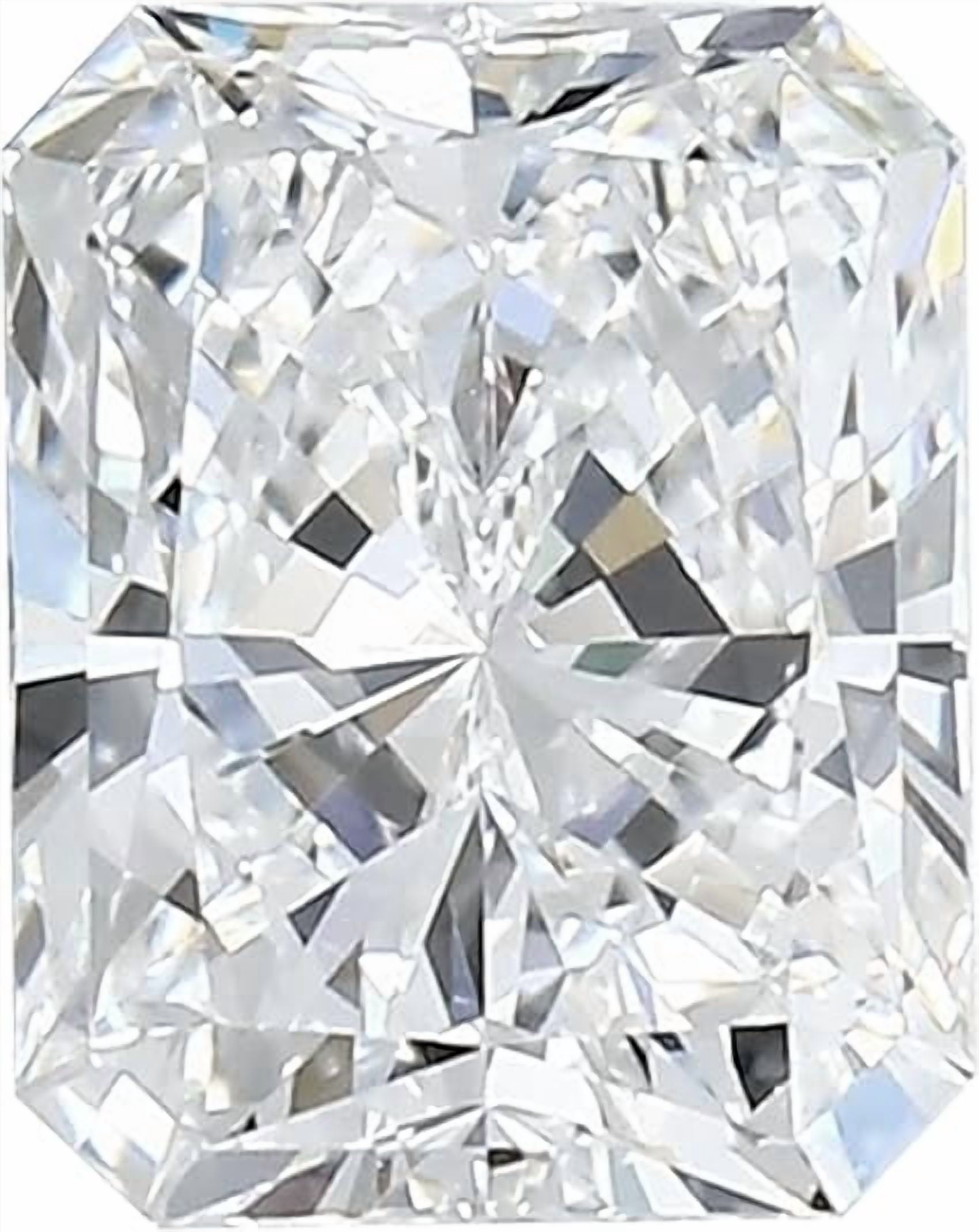 IGI Certified Lab Grown Loose Diamond, Radiant Cut 5 Carat TW D-E Color ...