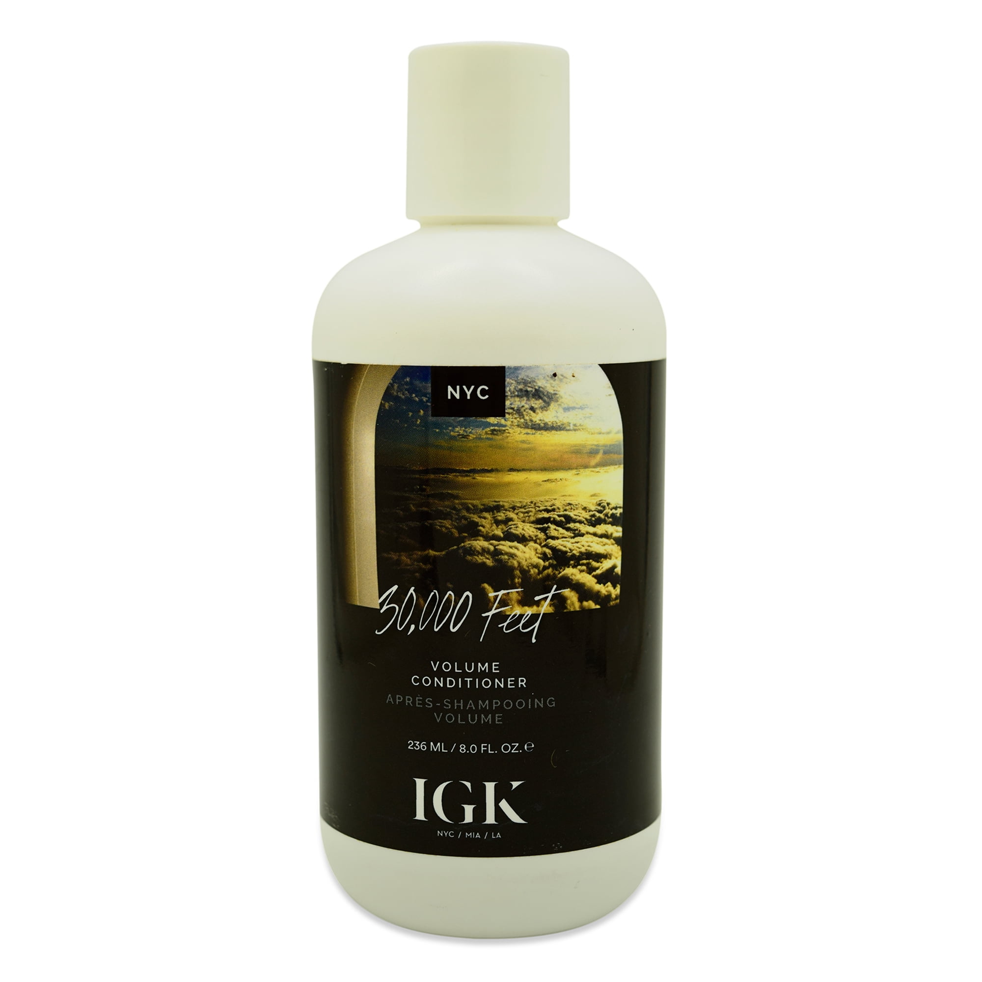 IGK Hair Volumizing Conditioner 8 oz, 30,000 Feet, for All Hair Types ...