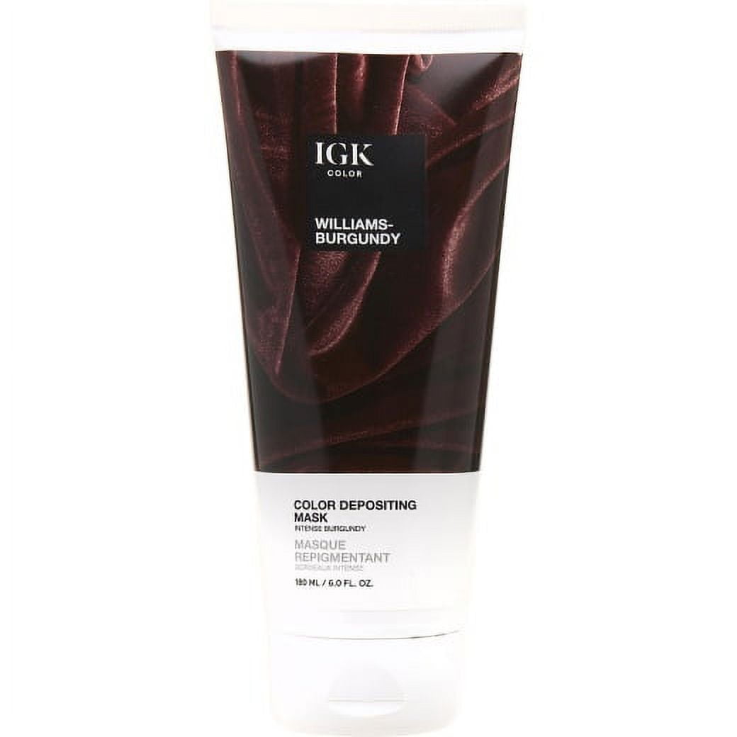 IGK - Color Depositing Hair Mask Williams-Burgundy 6 oz. - Walmart.com