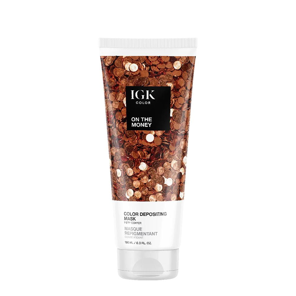 IGK Hair Conditioning - On The Money Fiery Copper Color Depositing Mask ...