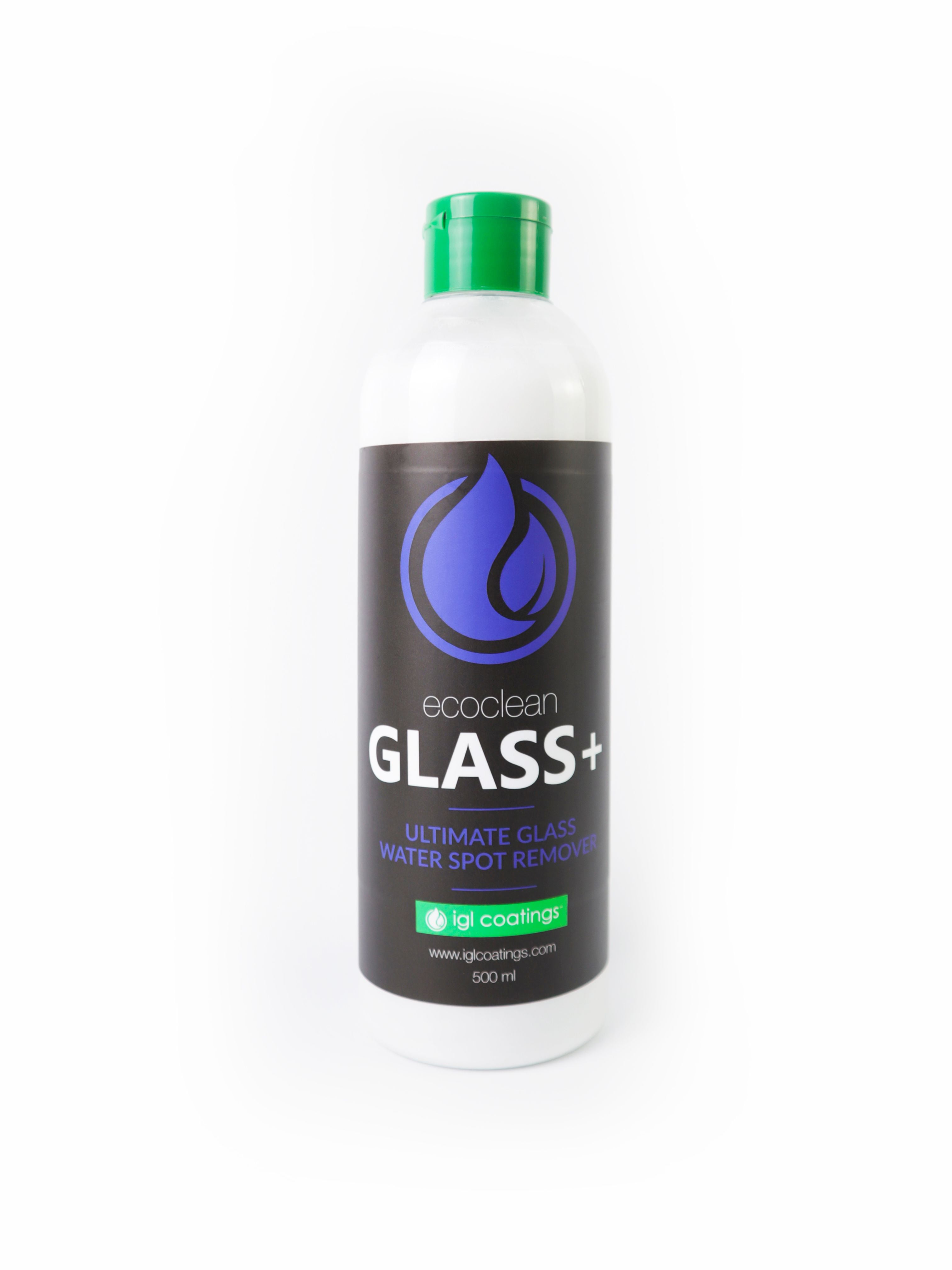 IGL Ecoclean Glass + Water Spot Remover (500ml) Ultimate Glass Cleaner ...