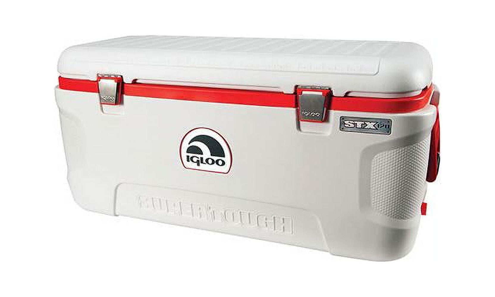 IGLOO 44807 Full Size Chest Cooler,120 qt,Wht/Org - Walmart.com