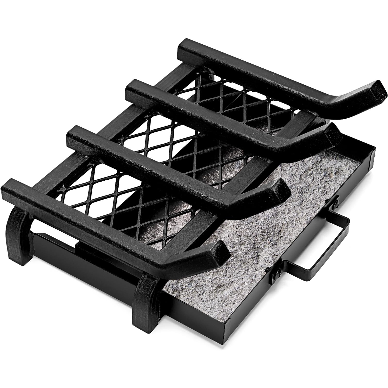 IGOHEALS Small Fireplace Grate 14 Inch - Wood Stove Fireplace Log ...