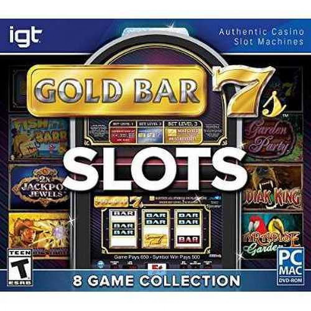 IGT Slots Gold Bar 7's - PC Mac Video Games, 8 Count - Walmart.com