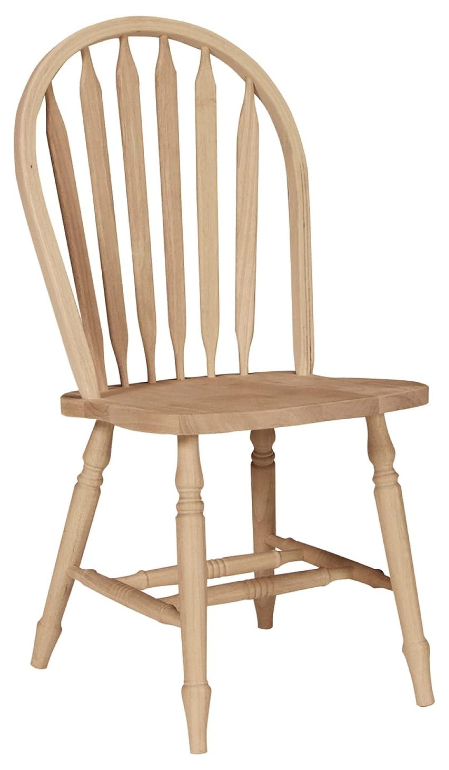 IGexandy Windsor Arrow Back Chair, Unfinished - Walmart.com