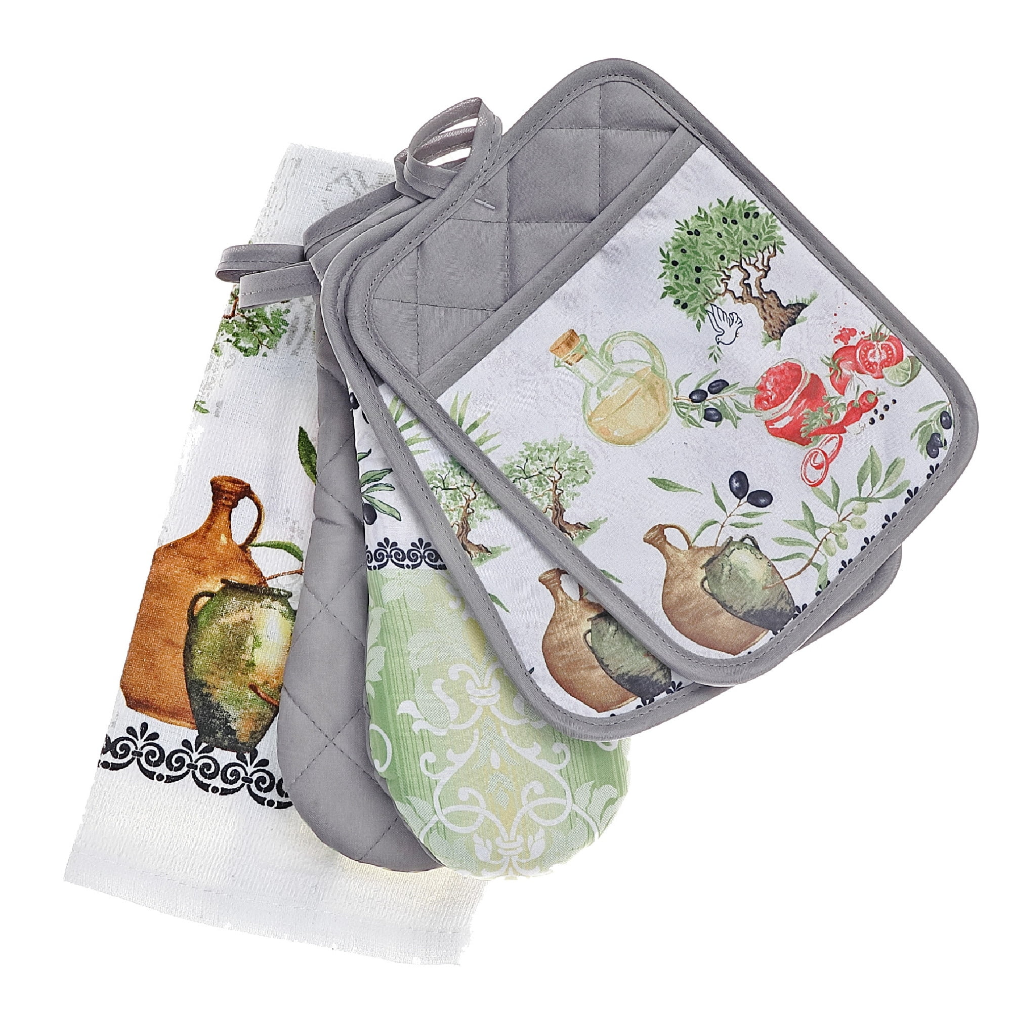 IH Casa Decor 5 PC Kitchen Set Olives - Walmart.com