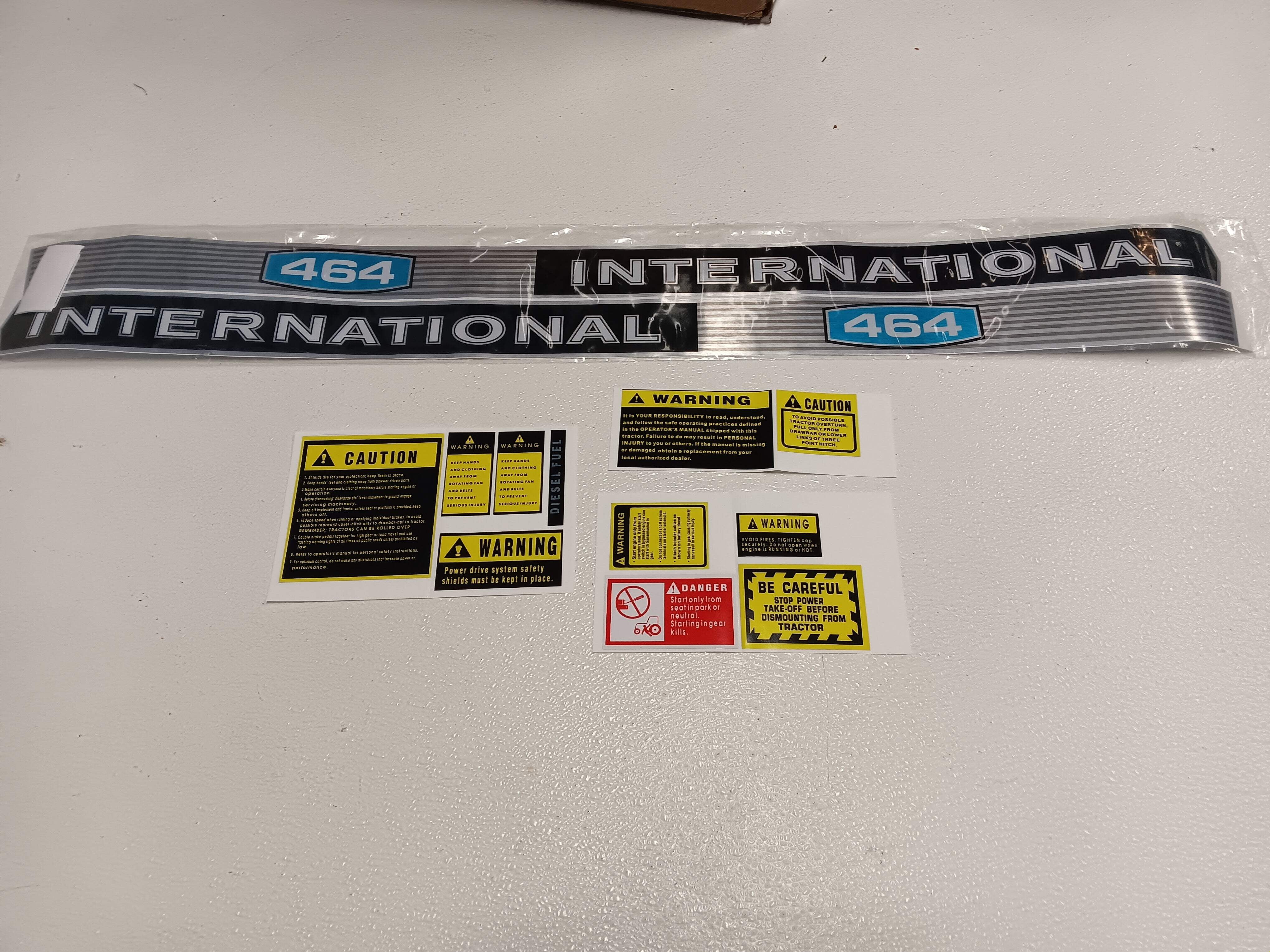 IH Case International Tractor 464 Decal Set - Walmart.com