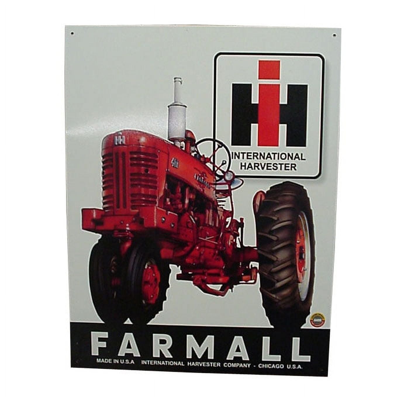 IH Farmall 400 12'' x 16'' Vintage Style Metal Sign Tractor Farm De ...