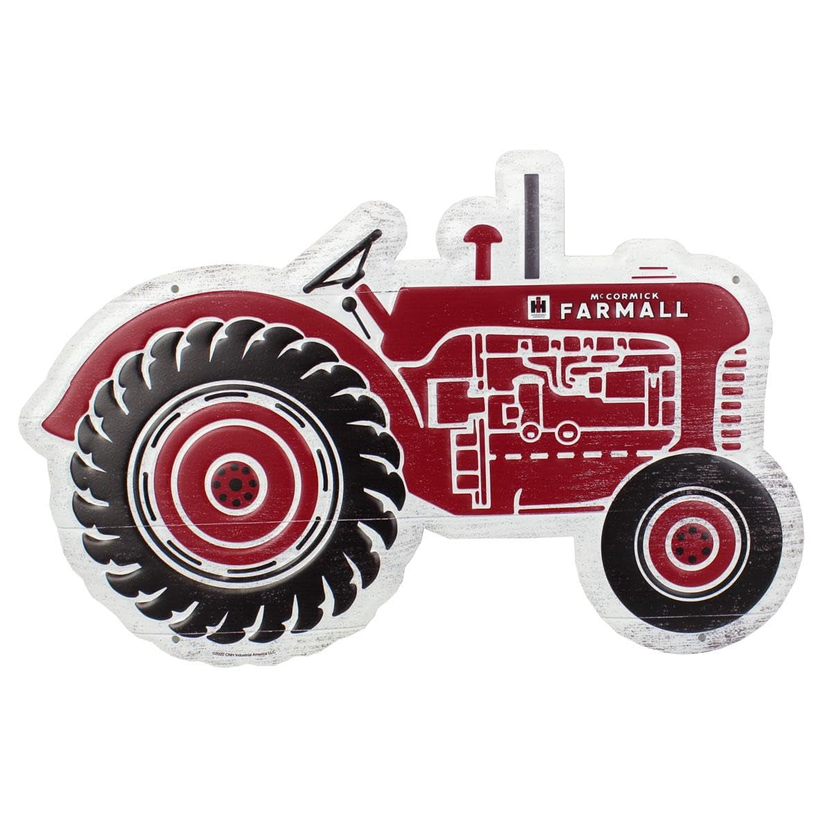 IH Farmall Tractor Tin Sign, 16in x 10.375in 42060 - Walmart.com