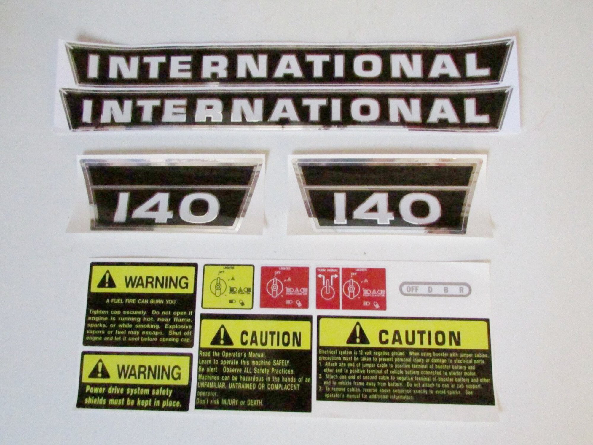 IH International Farmall Tractor 140 decal Set - Walmart.com