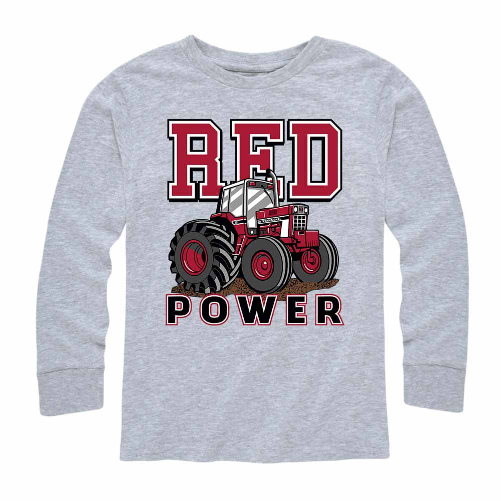 IH Red Power Toddler Heather Long Sleeve Tee, D16200LS - Walmart.com