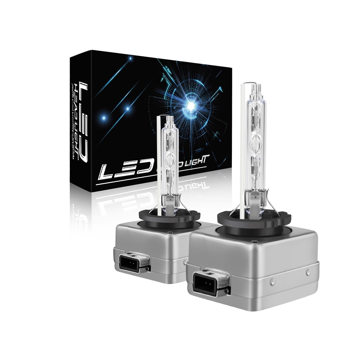 IHNZCB Xenon D1S HID Headlight Bulbs, 6000K 35W, Low High Beam ...