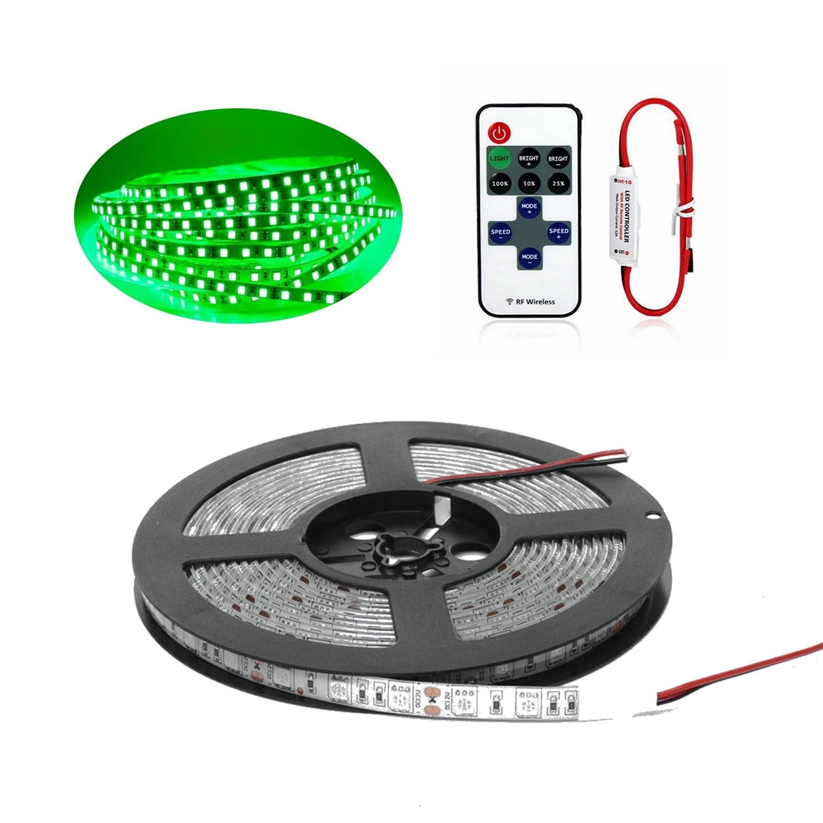 IHNZCB Wireless Green 16ft LED Strip Kit For Boat Marine Deck Interior ...