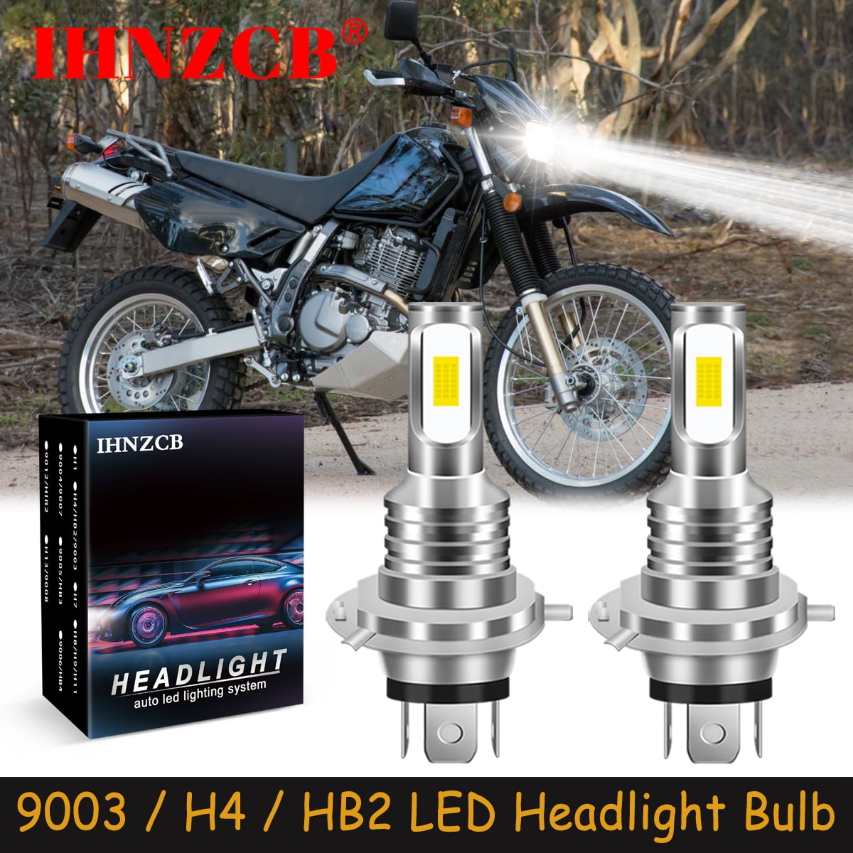 IHNZCB for Suzuki DR650SE DR650 SE 1990-2017 2018 2019 50W White Pro ...