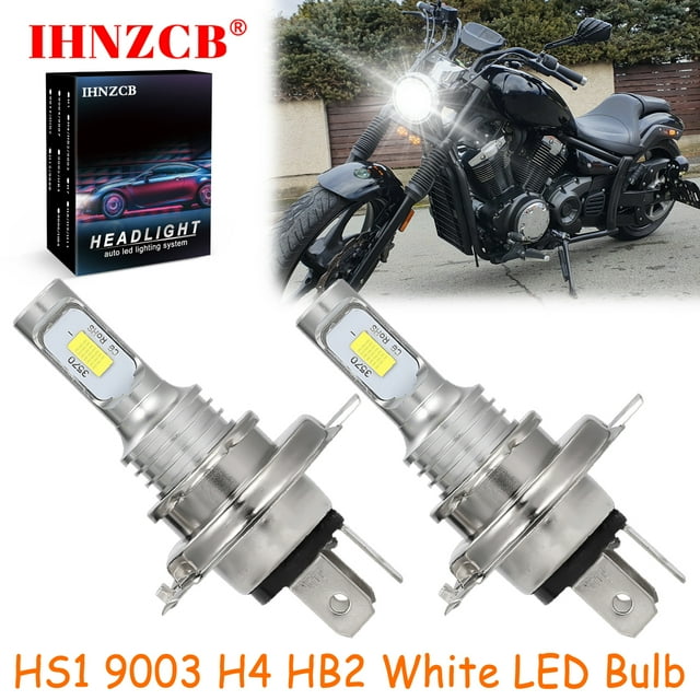 IHNZCB for Yamaha Stryker XVS13 2011-2017 - 2X HS1 9003 H4 HB2 LED ...