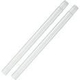 IHOMEPARK 16in White Metal Universal Extension Pole for 1 Inch Diameter ...