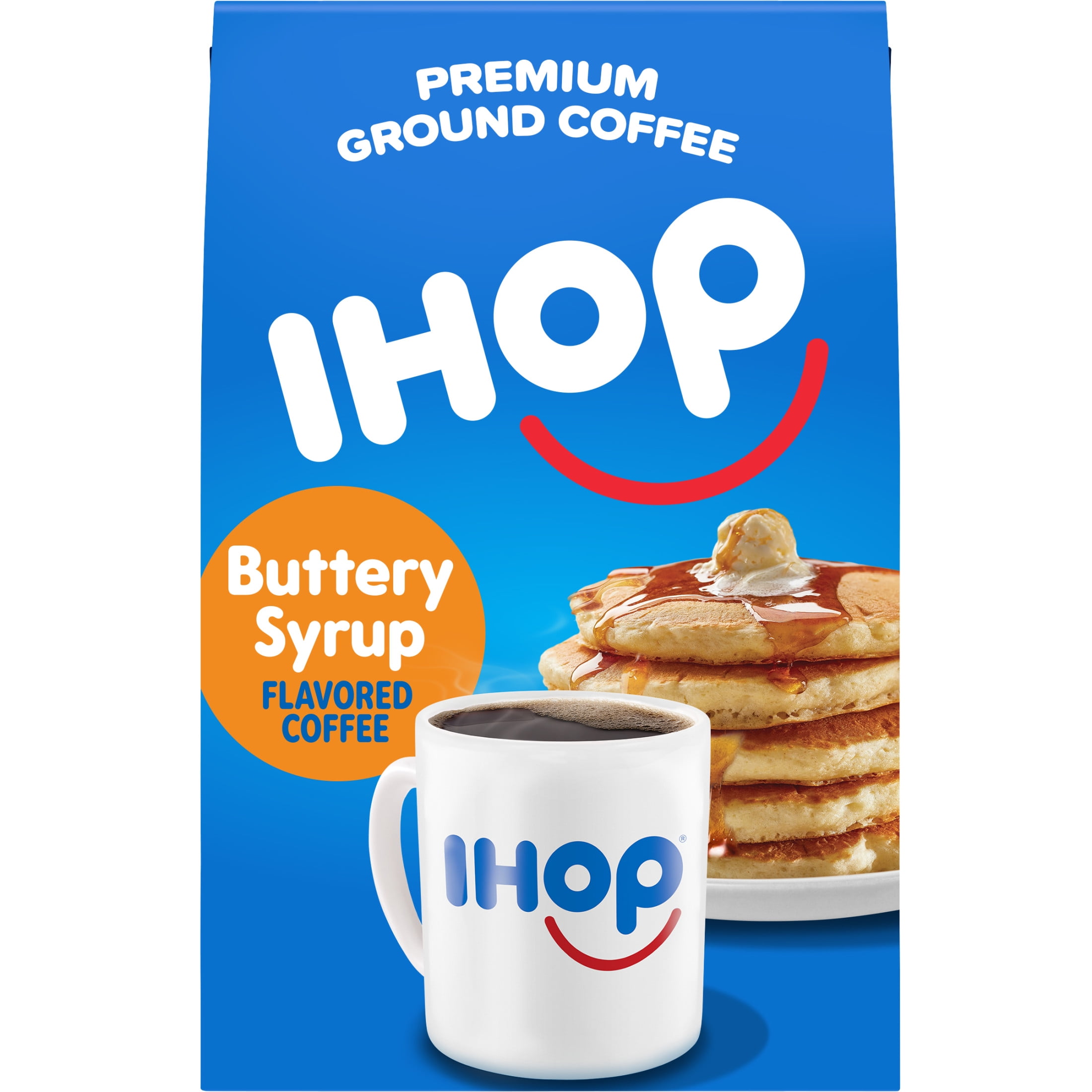 IHOP Buttery Syrup Flavored Ground Coffee, 20 oz Bag - Walmart.com