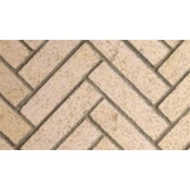 IHP MOSAIC48IVSH 48 in. Superior Mosaic Masonry Ivory Split Herringbone ...
