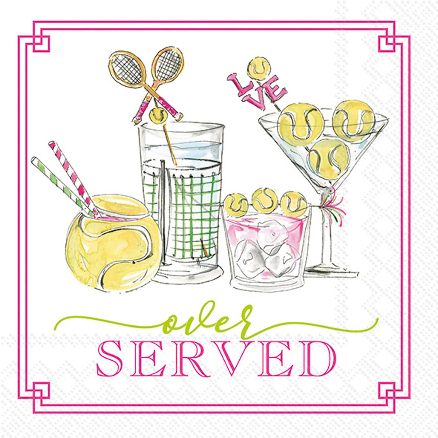IHR Ideal Home Range Cocktail Napkins Rosanne Beck Disposable 3-Ply ...