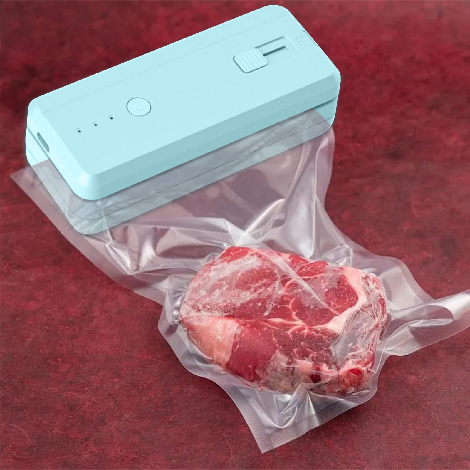 IHXORA Hand Pressure Mini Sealer, Plastic Bag Food Sealer Machine ...