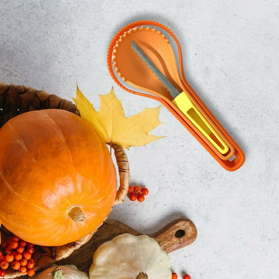 IHXORA Pumpkin Carving Kit, Heavy Duty Stainless Steel Carving Tool Set ...