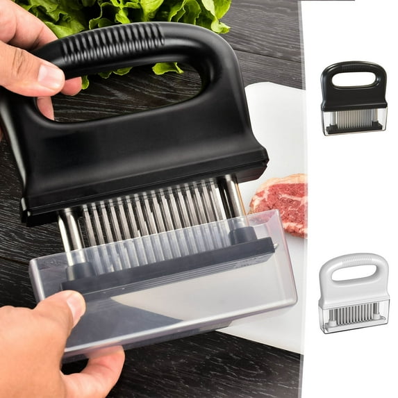 IHXORA Stainless Steel Meat Tenderizer Tool, Professional Metal Edge ...