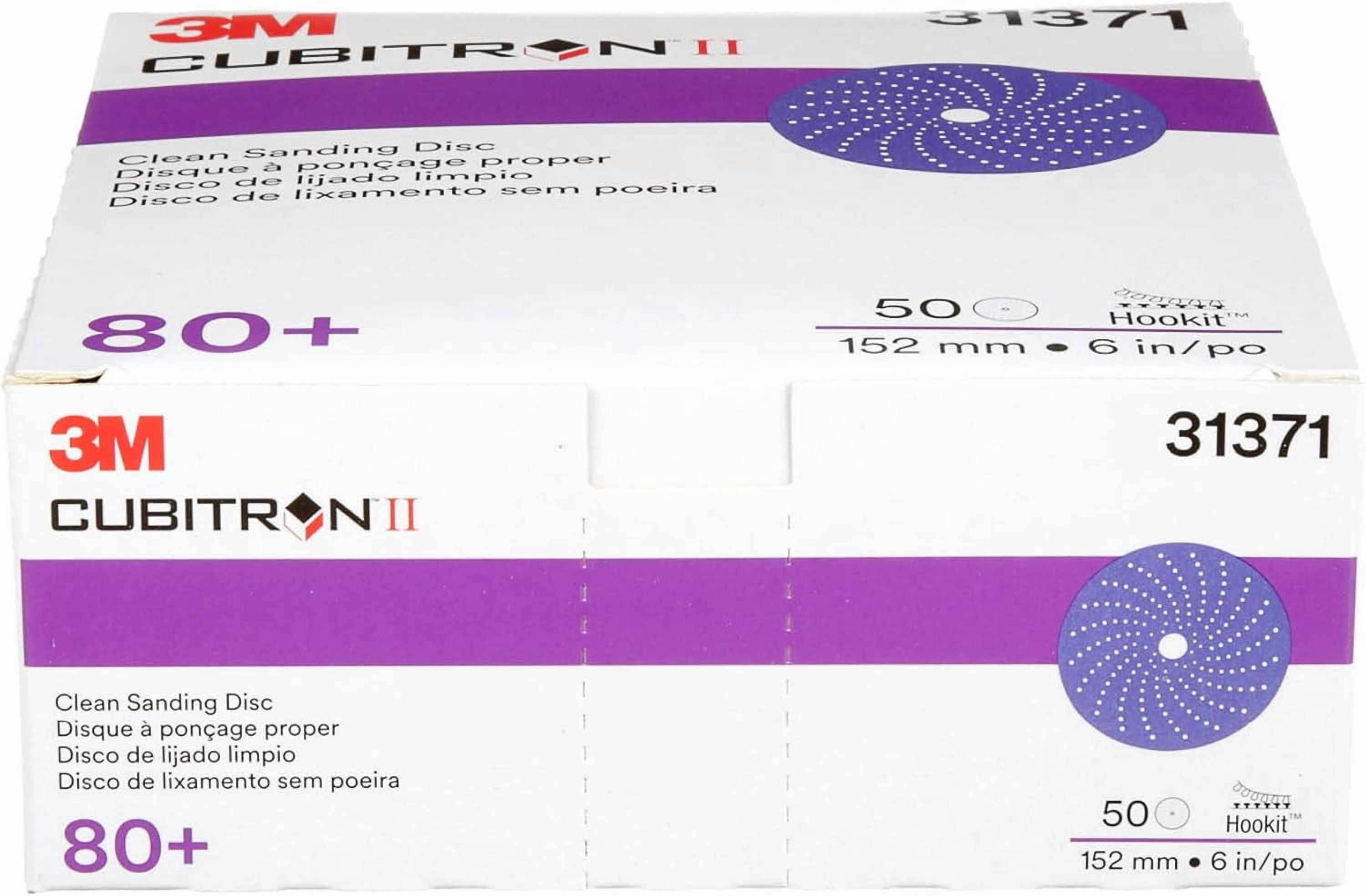 II Clean Abrasive Disc 31371, 6 in, 80+ Grade, Pack of 50 Discs ...