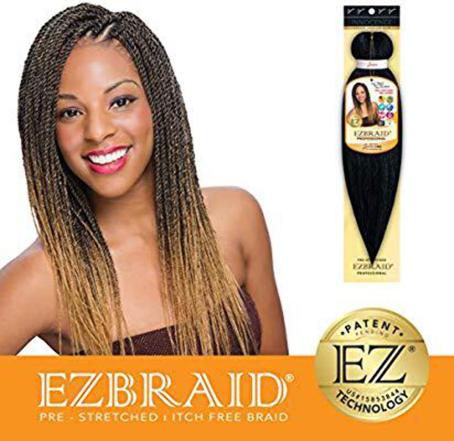 II Pre-Stretched EZ Braid Hair - Walmart.com
