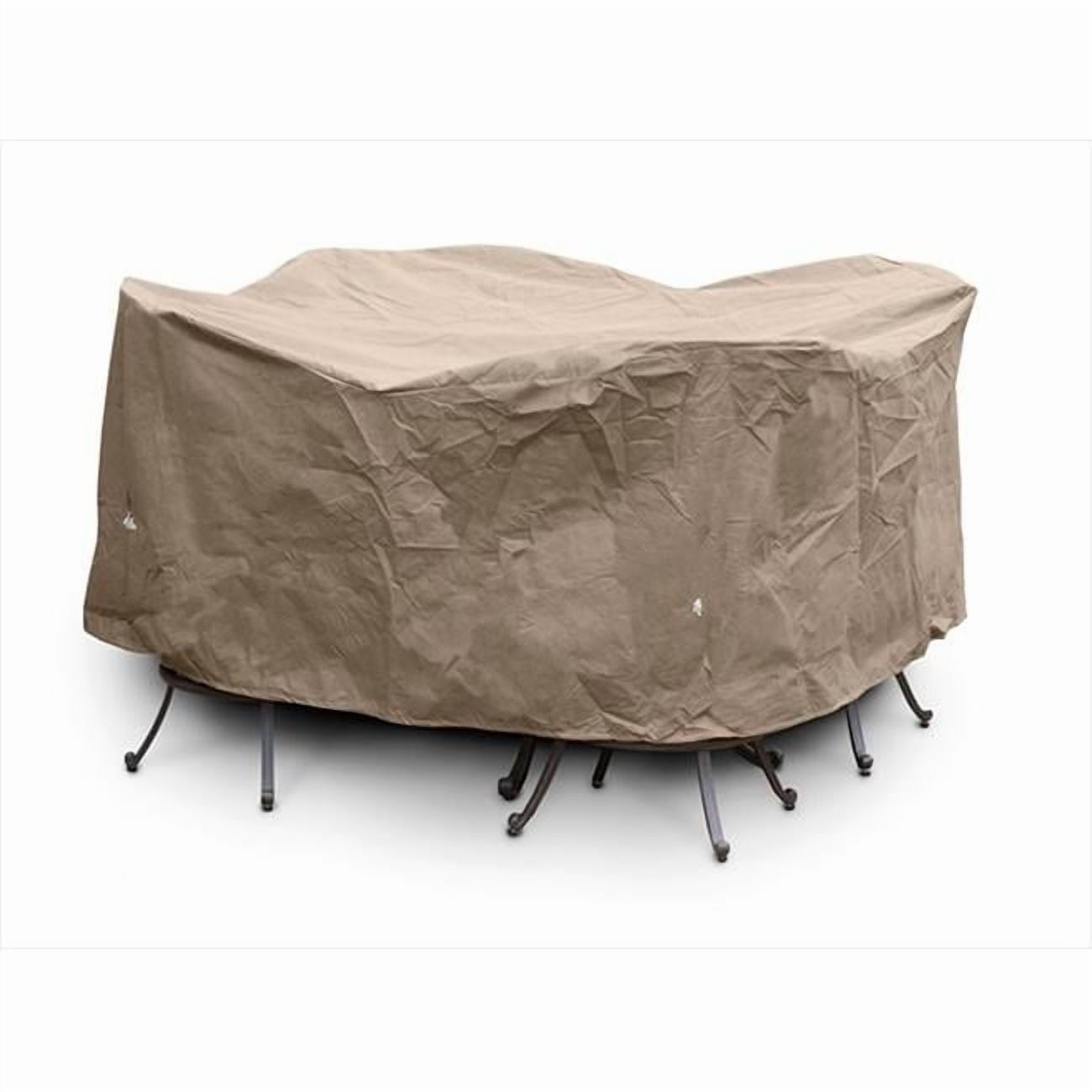 III Large Bar Set Cover with umbrella hole, Taupe - 84 Dia x 40 H in ...