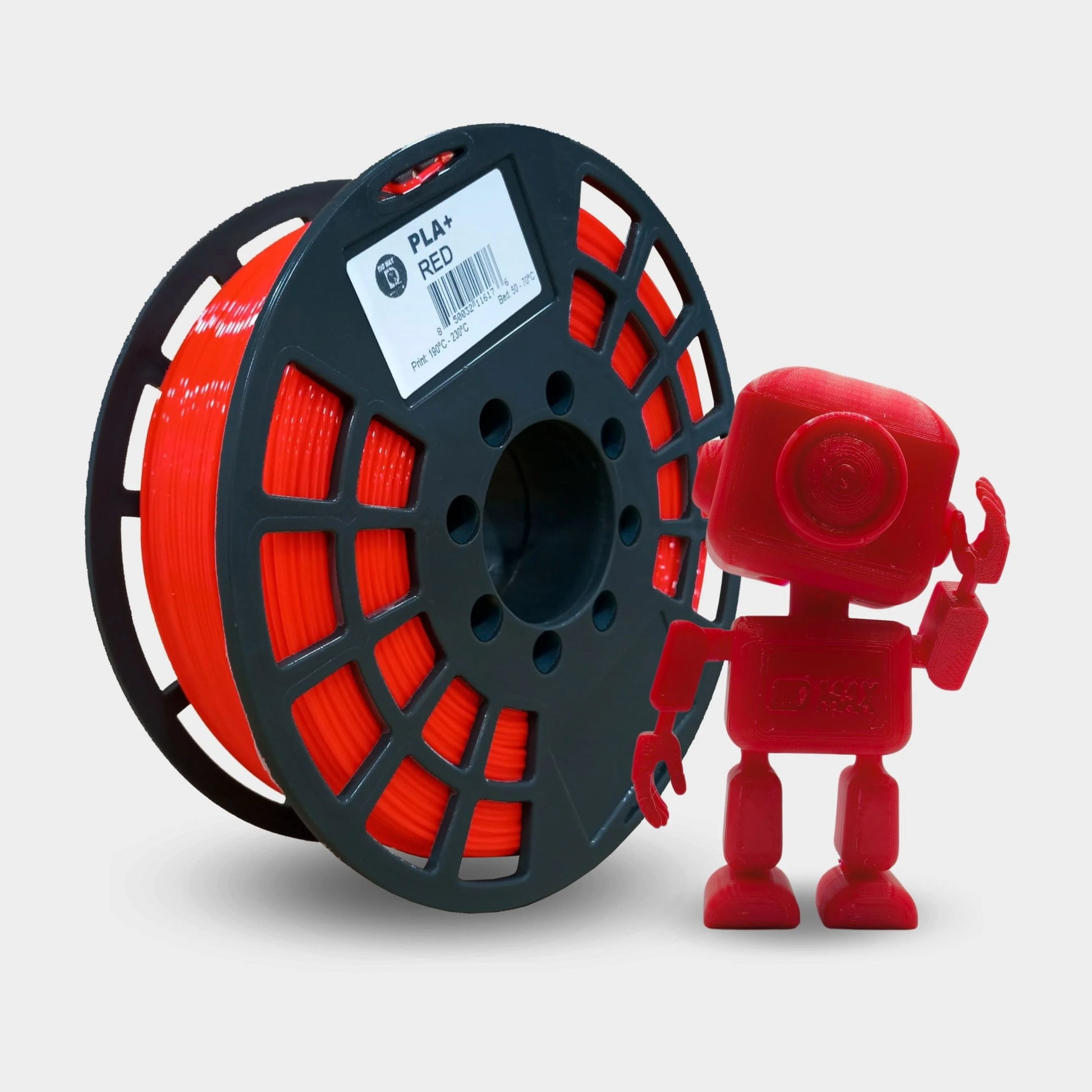 IIID MAX PLA Plus Filament (Red), 1.75mm 3D Printer PLA+ Filament, 1Kg ...