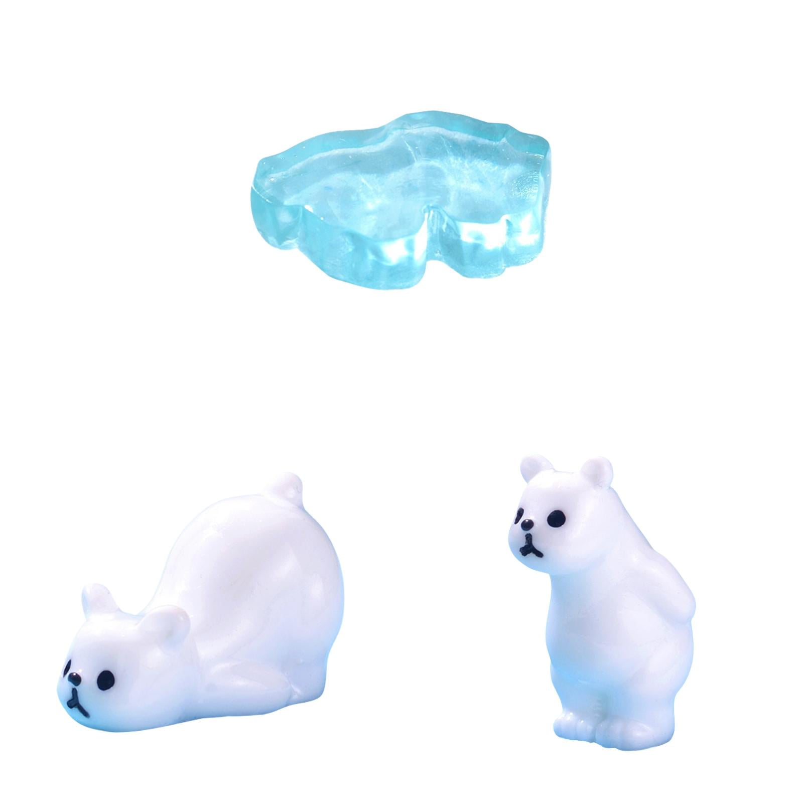 Mini Realisitic Arctic Animals Figurines Polar Animals Theme Cake ...