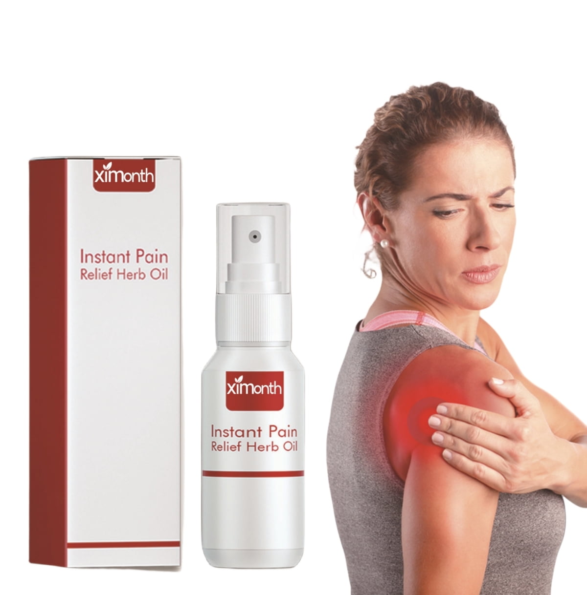 IIRich Pain Spray All-Natural Menthol & Peppermint Oil Herbal Blend for ...