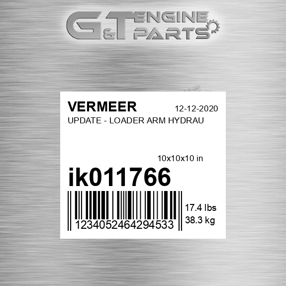 IK011766 UPDATE - LOADER ARM HYDRAU fits VERMEER (New OEM) - Walmart.com