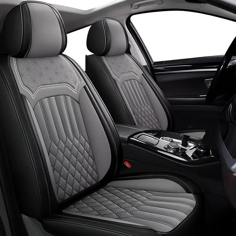 IKABEVEM Car Seat Covers Full Set Fit for Buick Encore GX 2020 2023 2024 Breathable and Waterproof Faux Leather Anti Slip Automotive 5 Seat Covers