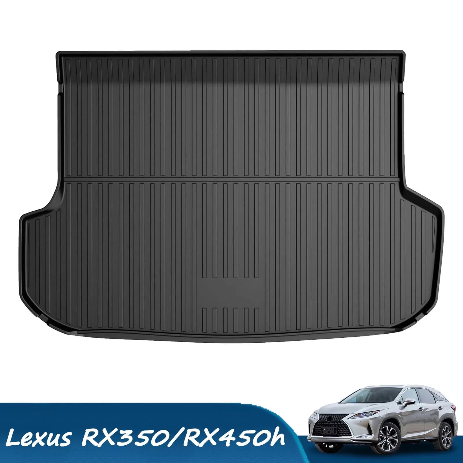 IKABEVEM Car Trunk Mat For Lexus RX350/450h/450h+ 2016-2022 All Weather ...