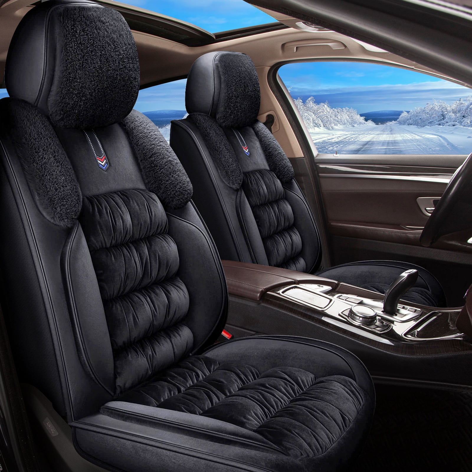 IKABEVEM for Dodge Nitro Seat Covers 5 Seats - 2010-2020 Leather Car ...