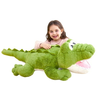 DolliBu Plush Alligator Stuffed Animal - Soft Huggable Green Alligator ...