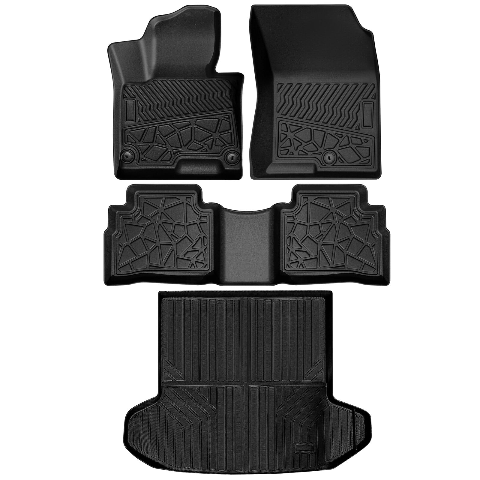 IKASEFU 3pcs TPE Rubber Floor Mats Liner for Kia Sportage (Non-Hybrid ...