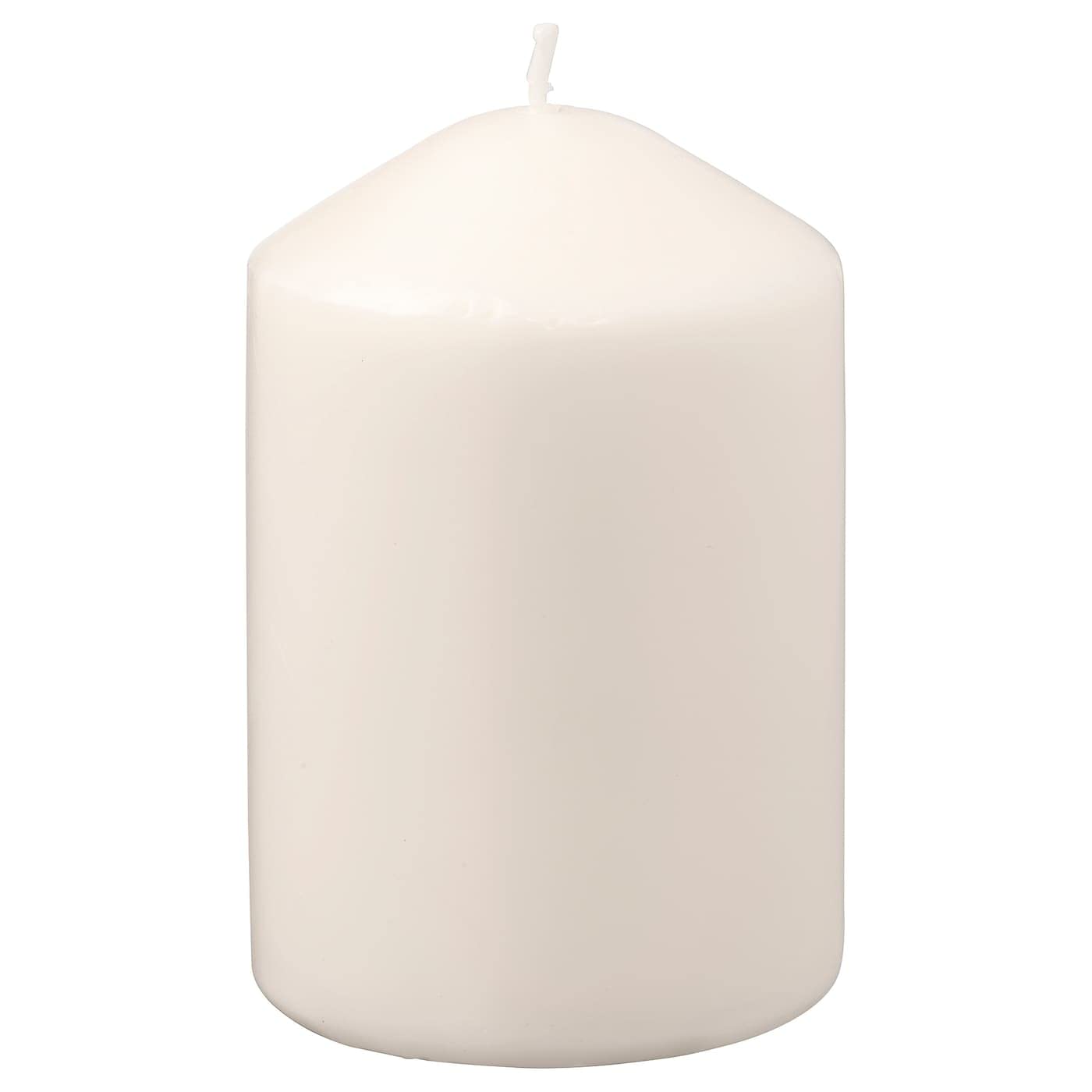 IKEA 70338456 Unscented Block Candle Natural - Walmart.com